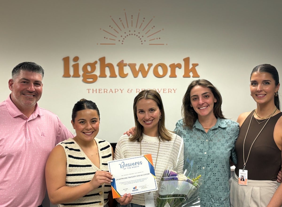 Lightwork Therapy & Recovery: June Business of the Month by Woburn Chamber of Commerce ...